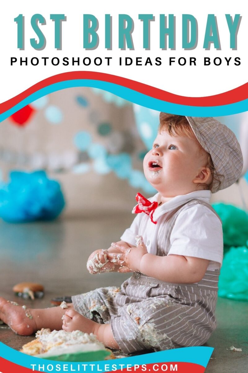 1 Year Old Boy Photoshoot Ideas for His First Birthday