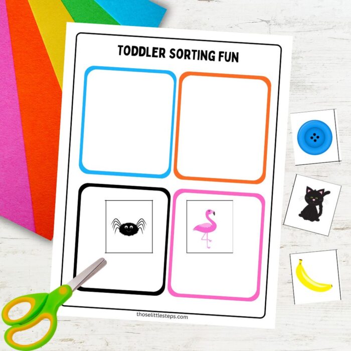 Free Toddler Color Sorting Printable for Hands-On Learning